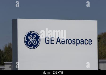 Lafayette - April 25, 2024: GE Aerospace Jet Engine Facility. GE ...
