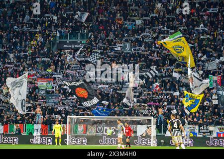 Supporters of AC Milan during the Serie A match between SS Lazio and AC ...