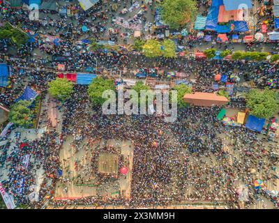 Traditional Jobbarer Boli Khela (wrestling competition) at Laldighi ...