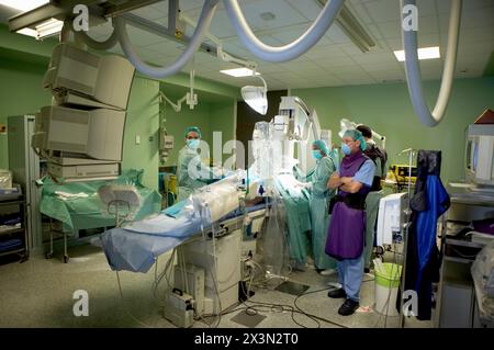 Implantation of ICD (Automatic Implantable Cardioverter Defibrillator ...