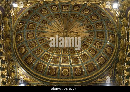 Ceiling in the papal basilica of Santa Maria Maggiore (St Mary Major ...