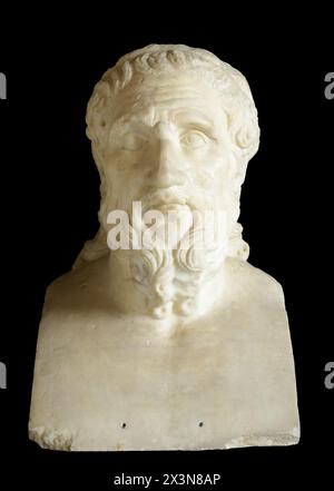 Pythagoras of Samos, an Ionian Greek philosopher, mathematician Stock ...