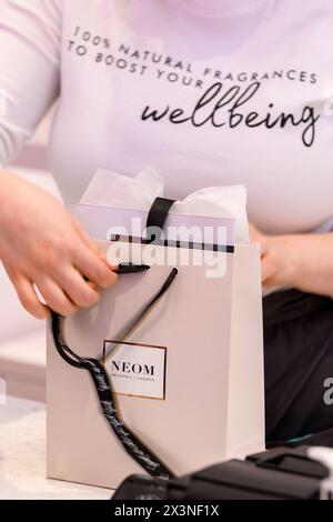 Neom store opening wellbeing Stock Photo - Alamy