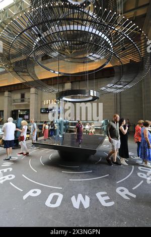 Interactive displays in Battersea Power Station, Battersea, London ...