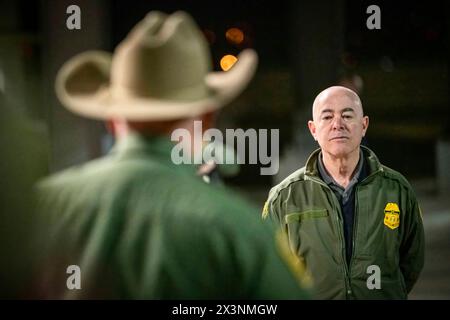 Department of Homeland Security (DHS) Secretary Kristi Noem visits the ...