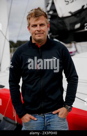IMOCA, OLIVER HEER OCEAN RACING, Skipper Oliver Heer during the pre ...