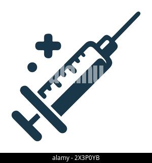 Vaccine syringe icon. Outline vaccine syringe vector icon for web ...