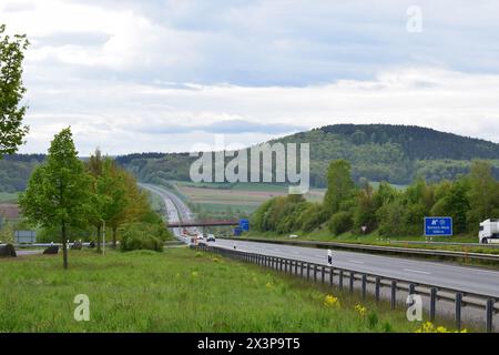 Autobahn A60 in the Eifel Stock Photo - Alamy