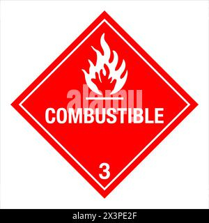 Class 2 Hazardous HAZMAT Material Label IATA Transportation Non ...