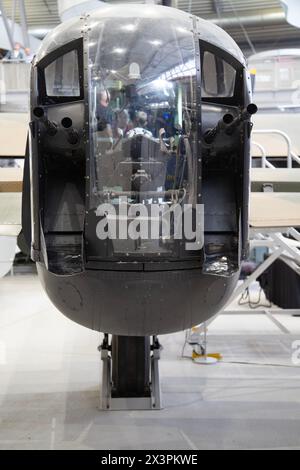 Rear turret of a Lancaster Bomber Stock Photo - Alamy