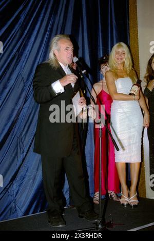 Peter Stringfellow introducing The Bacardi London Club awards at the ...