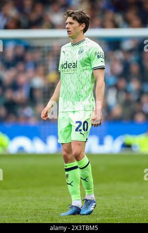 Adam Reach #20 of West Bromwich Albion arrives at the game ahead of ...