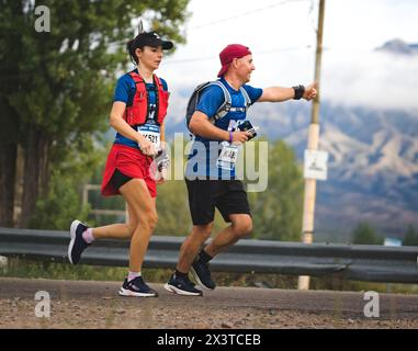 2024-04-28, Mendoza, Argentina - Athlete Carlos Becerra, winner of the ...