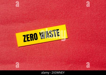 Conceptual zero waste symbol Stock Photo - Alamy