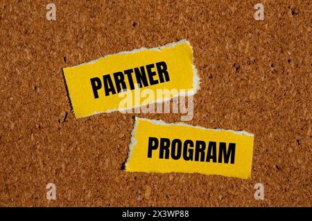 Conceptual partner program symbol Stock Photo - Alamy