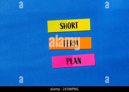 Conceptual short term plan symbol Stock Photo - Alamy