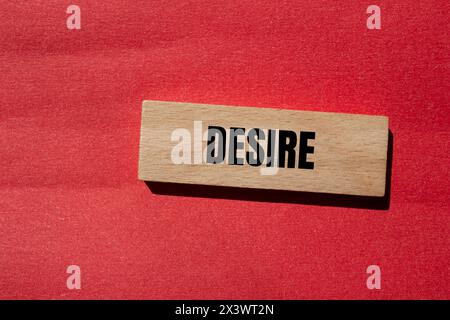 Conceptual desire word symbol Stock Photo - Alamy