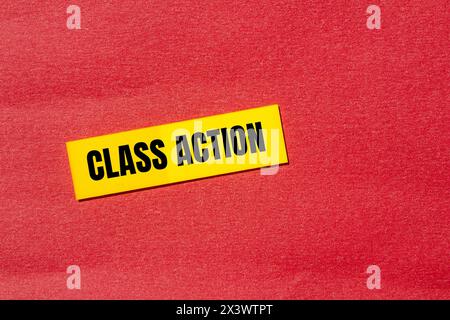 Conceptual class action symbol Stock Photo - Alamy