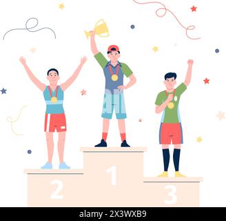 Winner cup, Awarding of winners, Trophy icon sign. Set of ten colorful ...