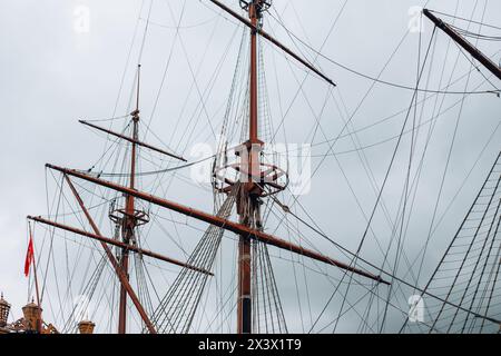 The Galeon Neptune is a ship replica of a 17th-century Spanish galleon ...