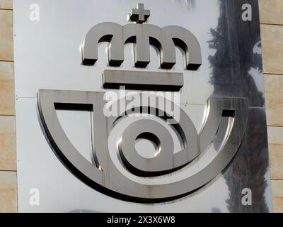 Spanish Post Office (Correos) sign Stock Photo - Alamy