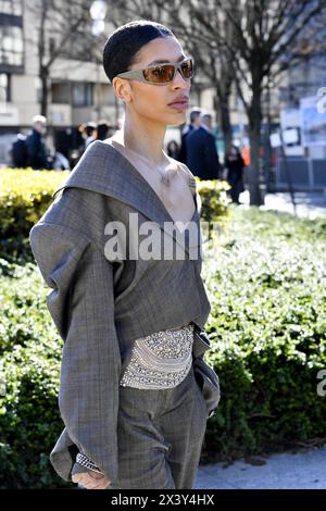 Kai-Isaiah Jamal - Street style looks at Paris Fashion Week - Outside ...