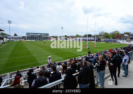 Wakefield, England - 27th April 2024 Wakefield Trinity's Lachlan ...