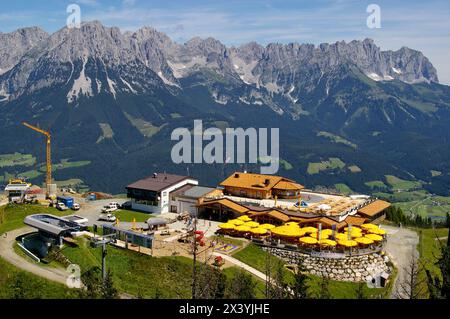 The Bergkaiser Panoramarestaurant Restaurant with Wilder Kaiser ...