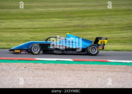 Yuhao FU 99 Virtuosi Racing Race 1 Donington at Donington Park, Derby ...