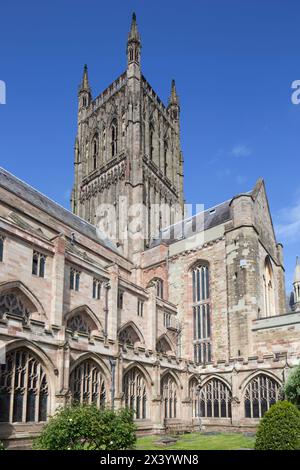Worcester Cathedral illustrates a range of architectural styles and was ...