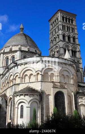 Bell Tower of Angoulême Cathedral, Charente, France 1128 by Romanesque ...
