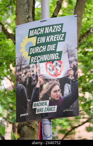 Election poster for the 2024 European elections by the Sahra ...