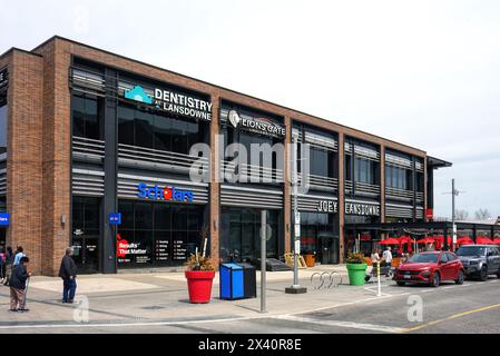Ottawa, Canada - April 27, 2024: Cineplex Cinemas at Lansdowne offers ...