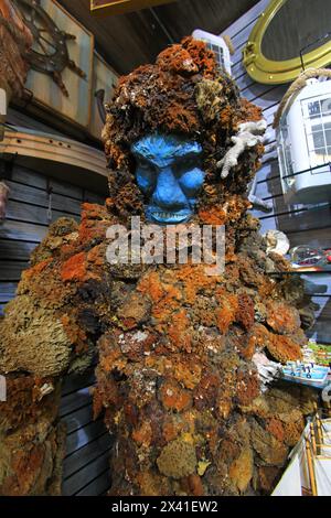 Usa, Florida. Key West. Mannequin made of natural sponges Stock Photo ...