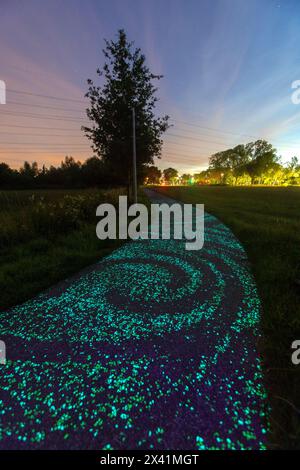 Europe, Nederlands. Eindhoven. Van Gogh - Roosegaarde Cycle Path Stock ...