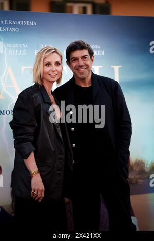 ROME, ITALY - APRIL 29: Pierfrancesco Favino and Anna Ferzetti attend ...