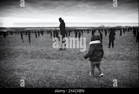 A view of the Standing with Giants silhouettes which create the For ...