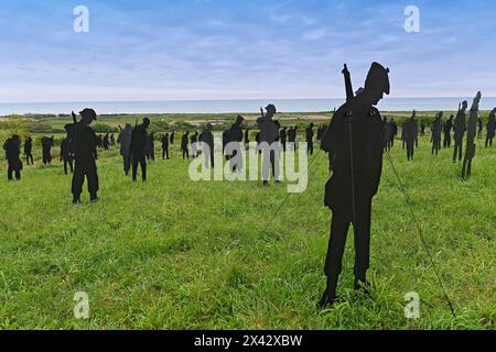 A view of the Standing with Giants silhouettes, which create the For ...