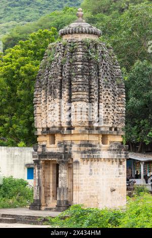 Small Shikhara Near Navlakha Temple, Sun Temple, Ghumli, Gujarat, India ...