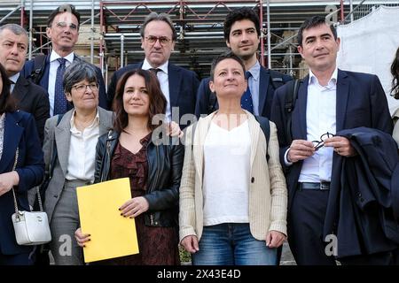 Nicola Fratoianni, Angelo Bonelli, Valentina Barzotti (con cartella ...