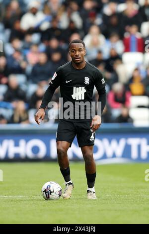 Birmingham City's Ethan Laird in action during the Sky Bet League One ...