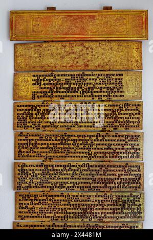 Pali-Book, collection of Buddhist scriptures, similar to Sanskrit ...