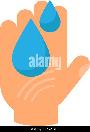 Antibacterial soap and hand color line icon. Wash hands Stock Vector ...