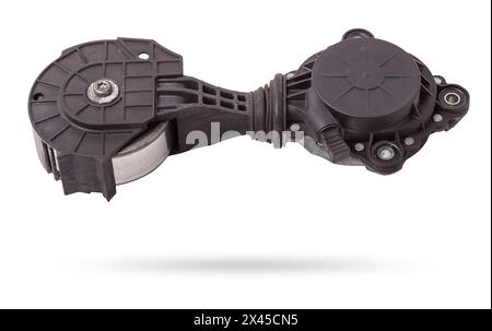 V-belt tensioner for attachments of an internal combustion engine of a ...