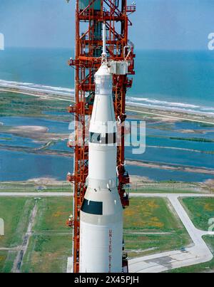 July 10, 1969 - Kennedy Space Center, Florida, U.S. - This picture is ...