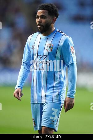 Coventry City's Jay Dasilva in action during the Emirates FA Cup fourth ...