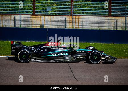 Imola, Italy. 29th Apr, 2024. Kimi Antonelli (ITA) Mercedes AMG reserve ...