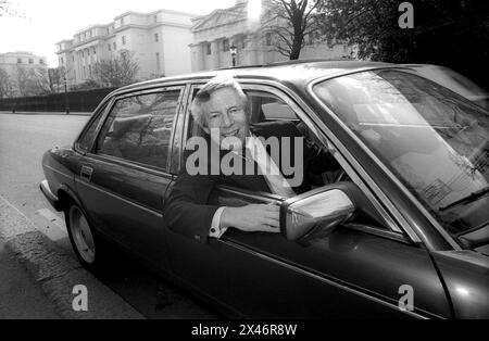 BBC Broadcaster, presenter and journalist Derek Jameson pictured in ...