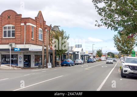 Town centre, Clyde Street, Balclutha, Otago, New Zealand Stock Photo ...
