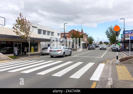 Town centre, Clyde Street, Balclutha, Otago, New Zealand Stock Photo ...